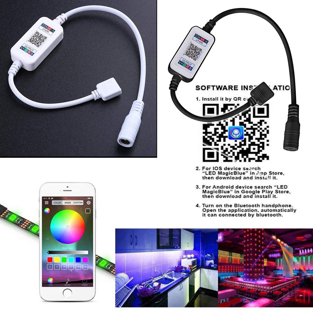 Rgb Led Strip 3525 5050 Lighting Smart Controller Waterproof Bluetooth ...