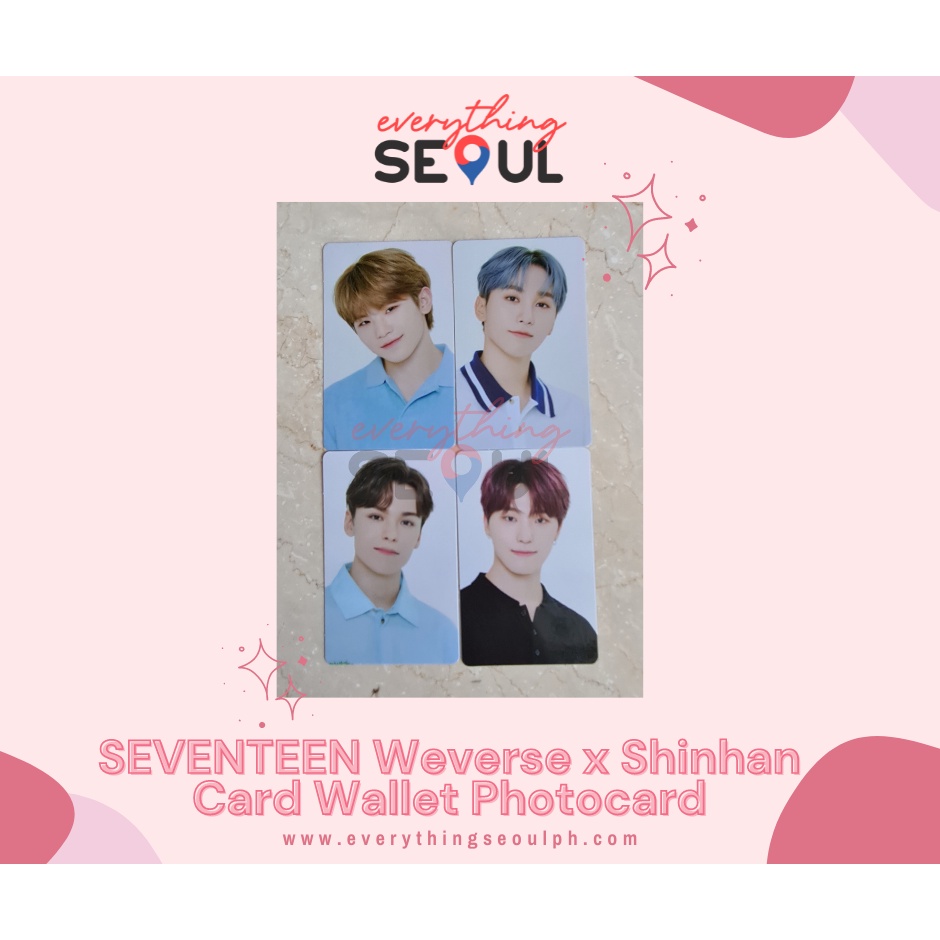 Weverse x Shinhan Card Wallet Photocards | Shopee Philippines