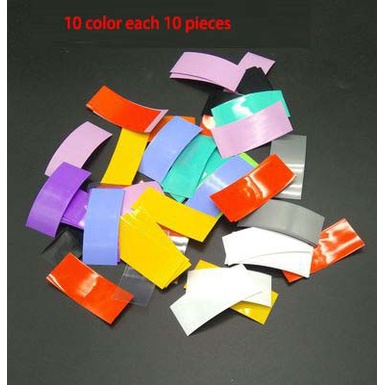 100pcs 18650 Battery Wrap Sleeve Heat Shrink Shrinkable Tube Insulated ...