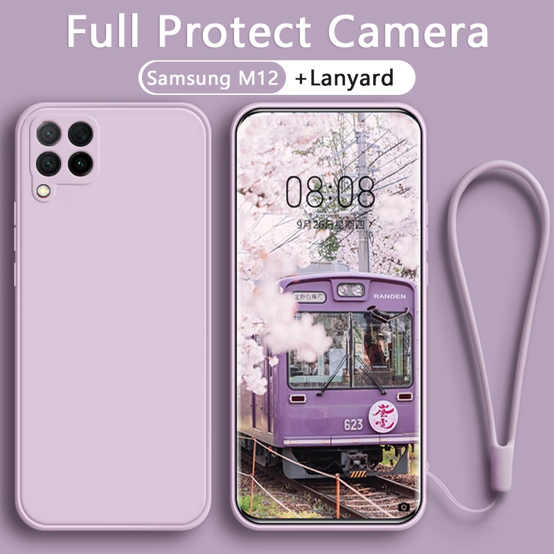 Samsung M12 M22 M32 M23 M33 M53 Case Liquid Silicone Case With Full ...