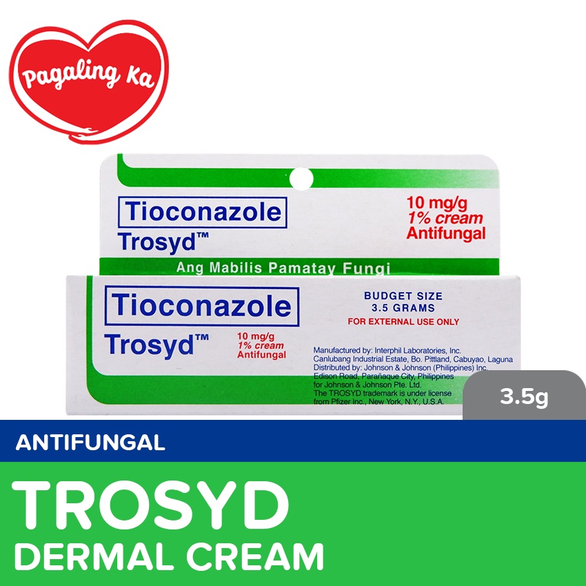 Trosyd Dermal AntiFungal Cream 3.5g | Shopee Philippines