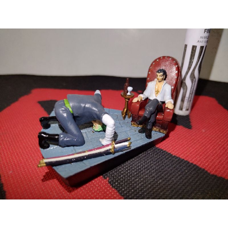 Authentic One Piece Logbox Zoro x Mihawk figure | Shopee Philippines