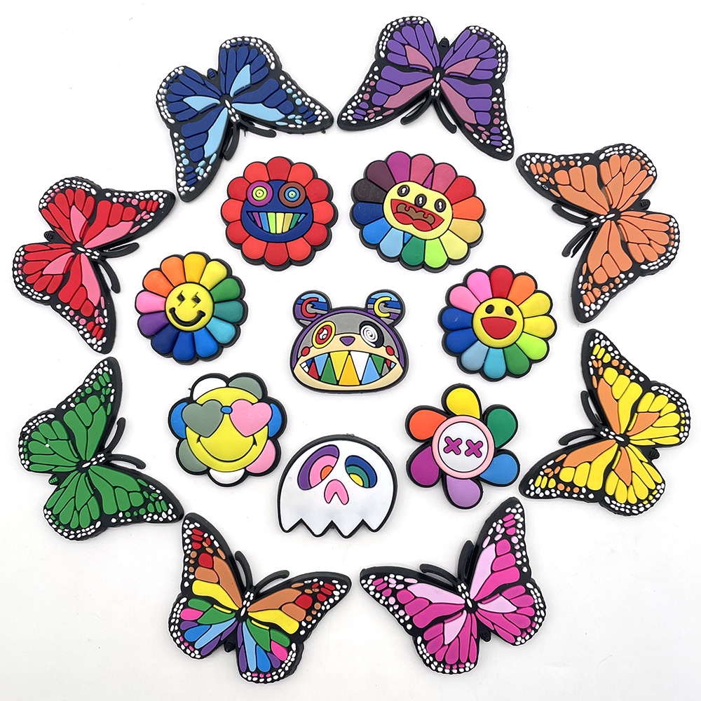 Flower Croc Charms Sunflower Croc Charms Fits for DIY Clog Sandals ...
