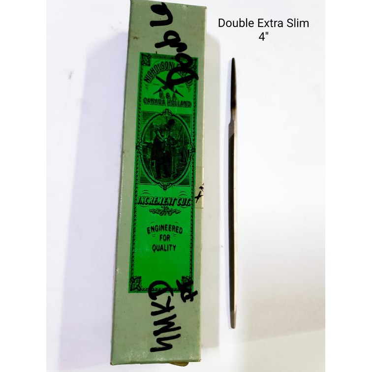 KIKIL Nicholson File 4" slim extra double flat | Shopee Philippines