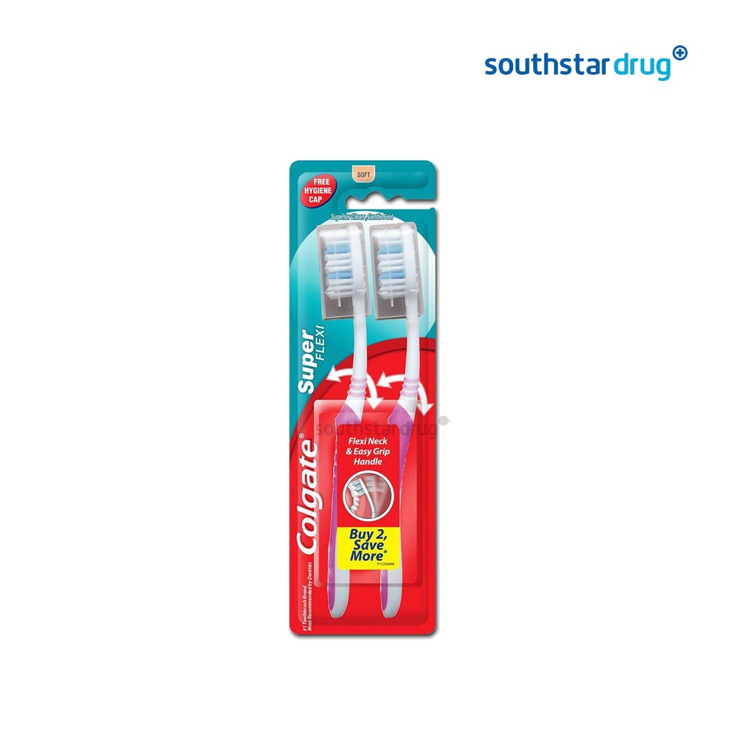 Colgate Super Flexi Buy 2 Save More Toothbrush - Medium Bristle ...