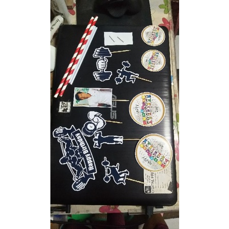 customized photo printed body builder themed cake toppers | Shopee ...