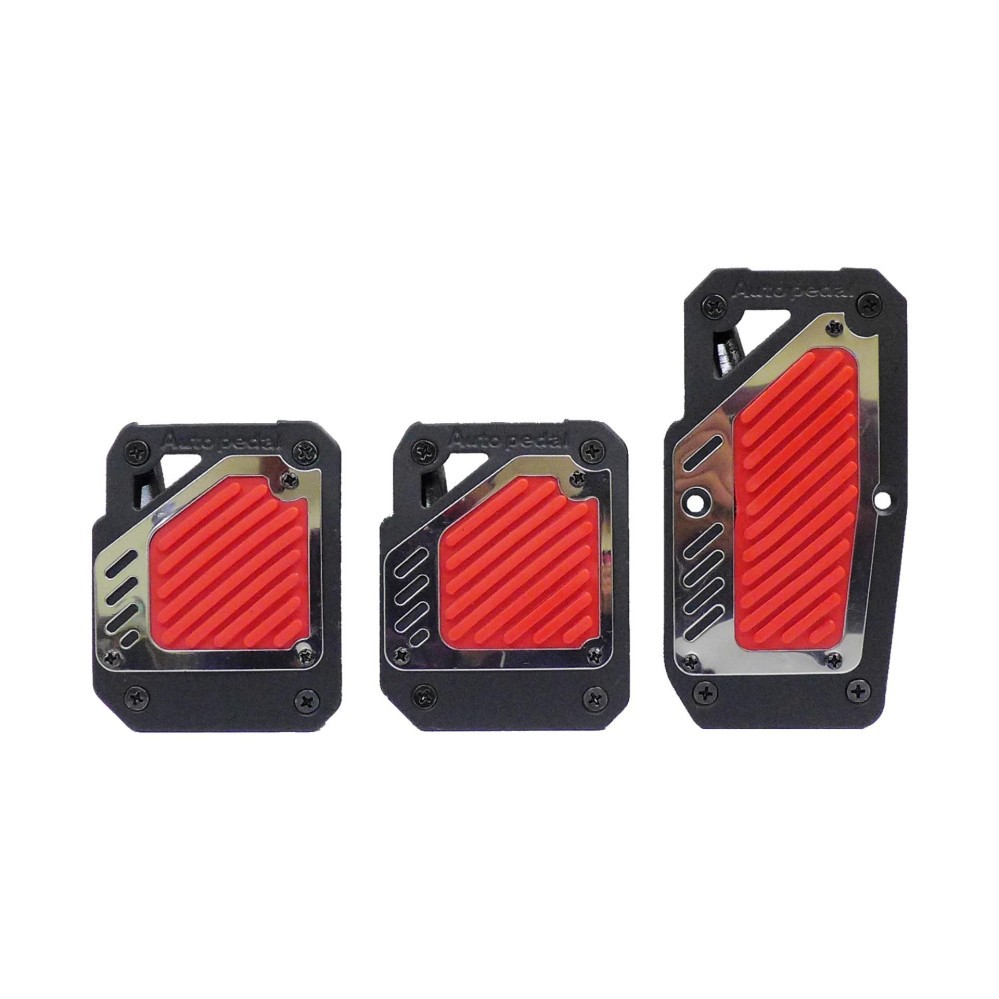 Trenz Black Silver Aluminum Pedal Pad TPP-Y1060-BKR3(Outlet) | Shopee ...