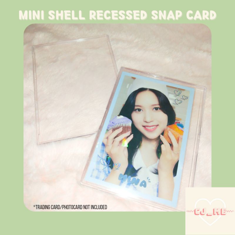 Card Brick Mini Shell Recessed Snap Card for Protection Display ...