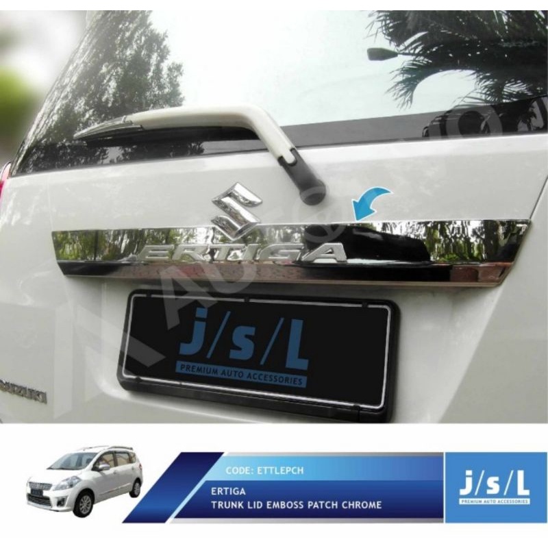 Rear trunk List for suzuki ertiga trunk lid chrome car exterior ...