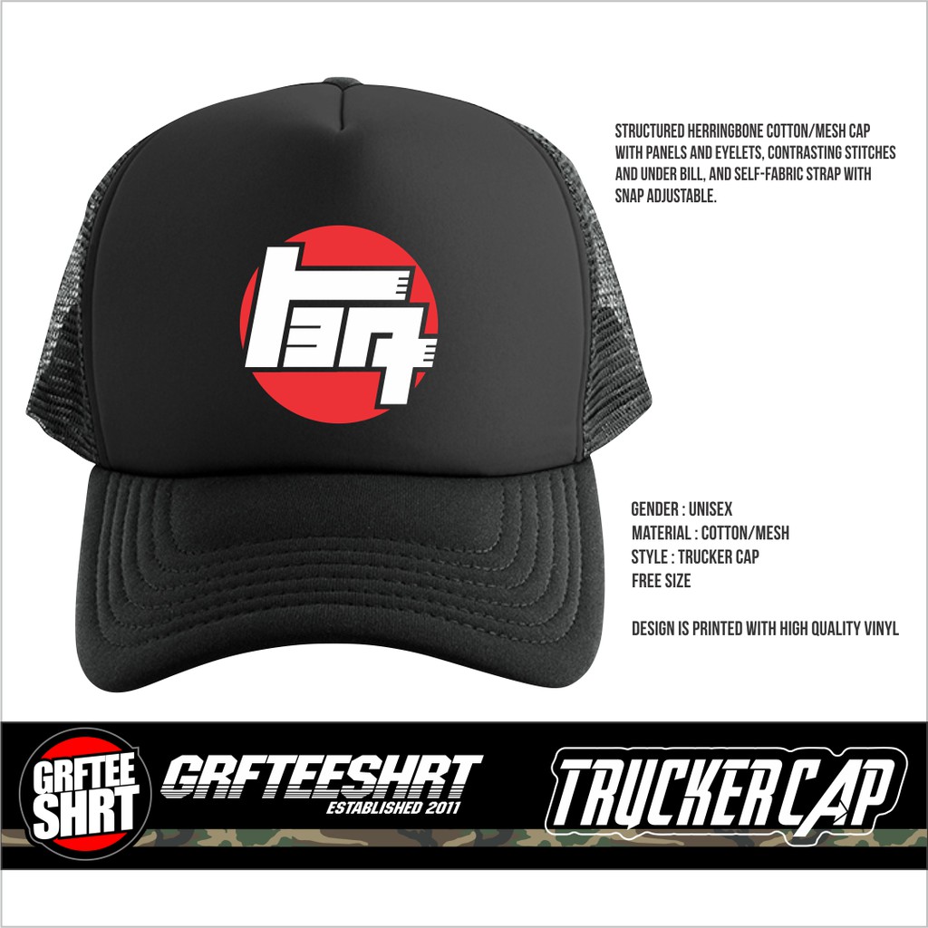 TEQ New Logo Jdm Racing Trucker Cap Mesh Adjustable Net Cap Snapback ...