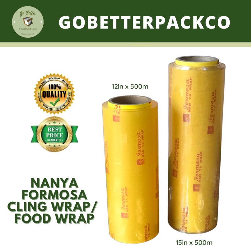 Cling Wrap / Food Wrap - 12in x 500m • 15in x 500m Nanya Formosa ...