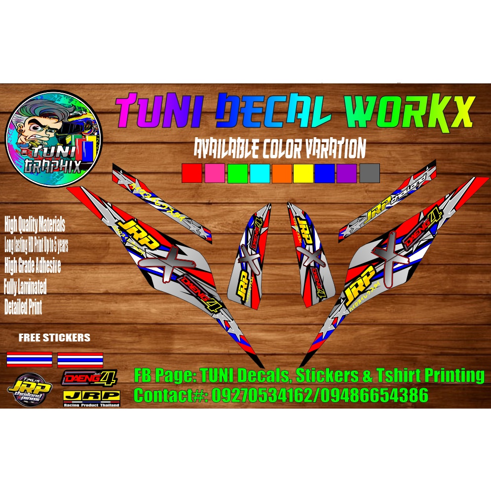 MIO I 125 (JRP X DAENG DECALS V1) W/ FREEBIES | Shopee Philippines