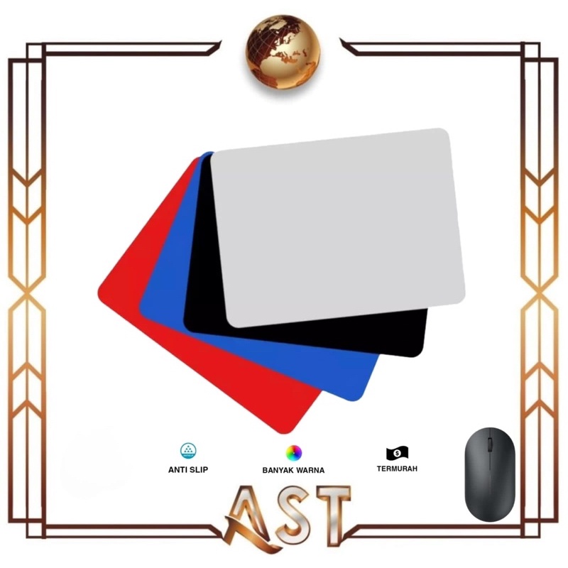 Plain Mousepad 18X22 office Mouse pad / Gaming Gaming Gaming Anti-slip ...