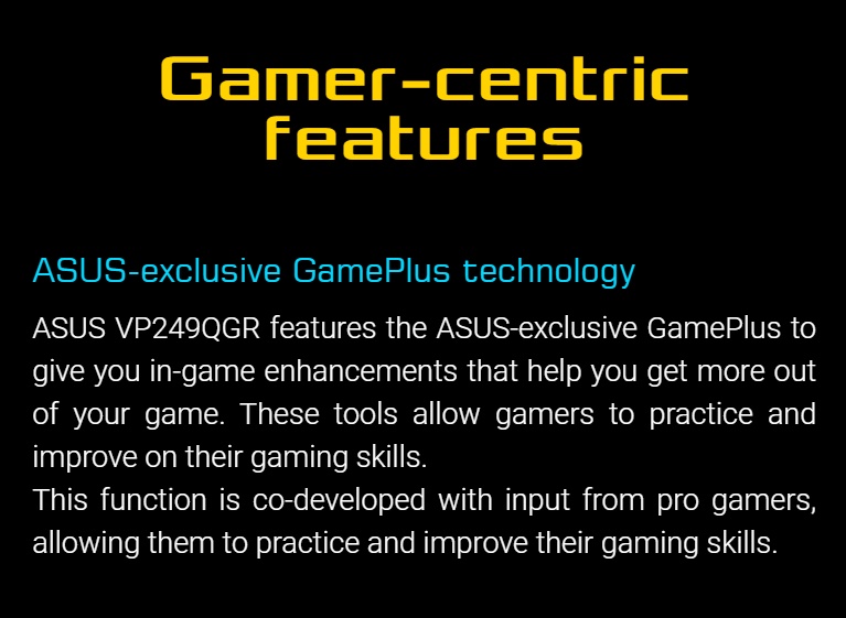 Asus VP249QGR 23.8" Full HD, 1920x1080, Frameless, 1ms MPRT, 144Hz ...