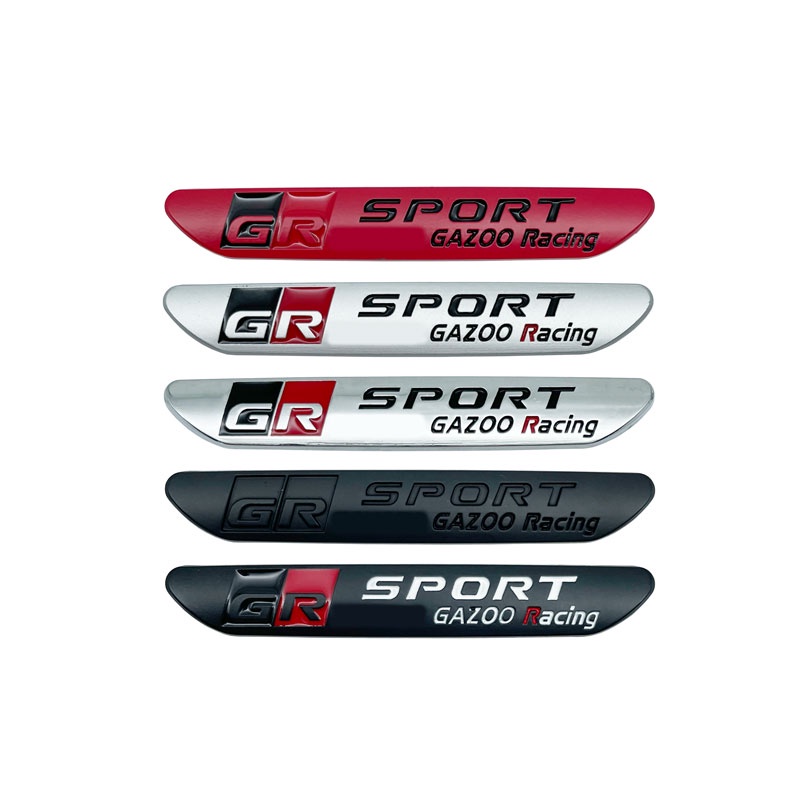 1Pcs 3D Metal Car Sticker GR Gazoo Racing Badge Emblem Decal for Toyota ...