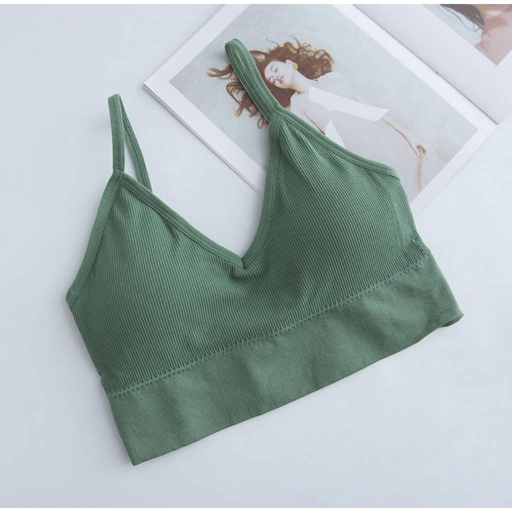 Korean U Back bra New Backless Bralette Fashion Push Up Bra | Shopee ...
