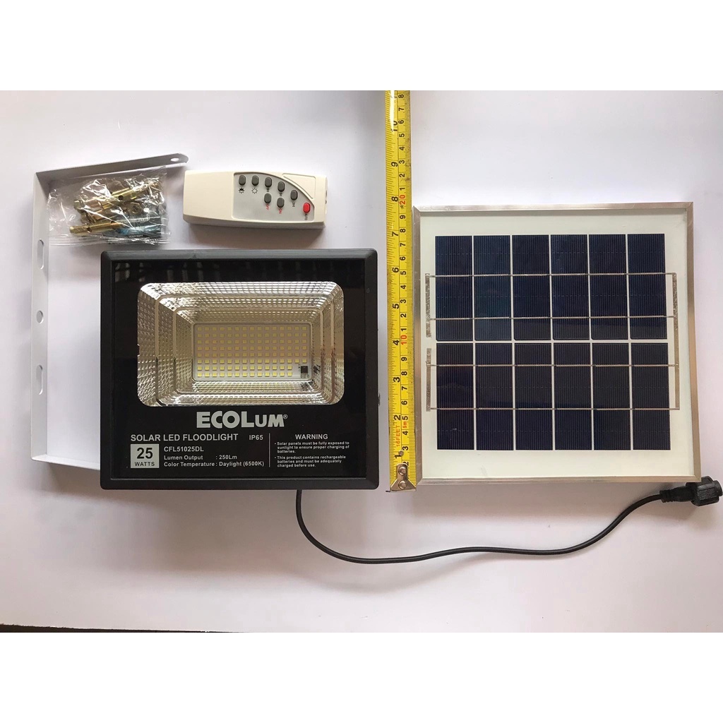 Ecolum Solar LED Floodlight (25w,40w,60w) | Shopee Philippines