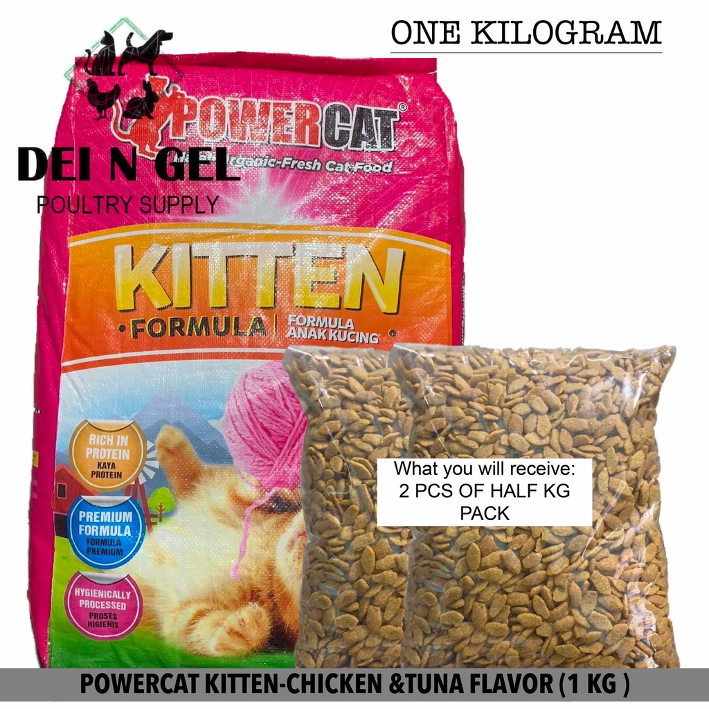 POWERCAT KITTEN ORGANIC CAT FOOD - KITTEN - CHICKEN & TUNA FLAVOR (1 ...