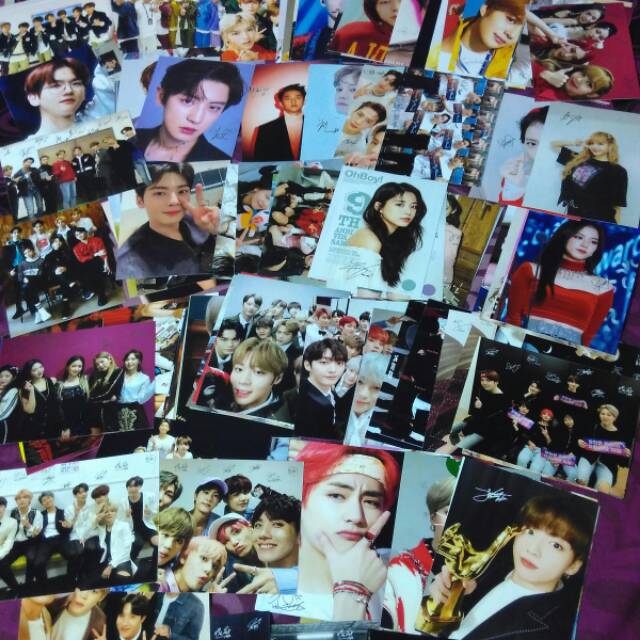 Poster 17x13cm + Ttd Kpop Exo Bts Blackpink Got7 Ikon Svt | Shopee ...
