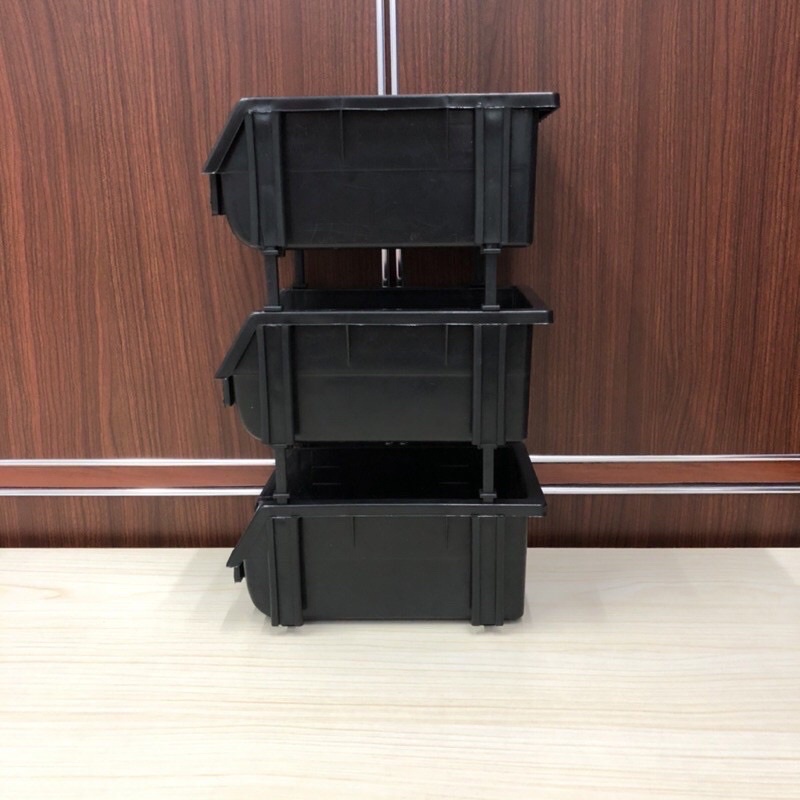 CT 3PCS Small Stackable Bin Boxes Storage Organizer Supplies Tools Bins ...