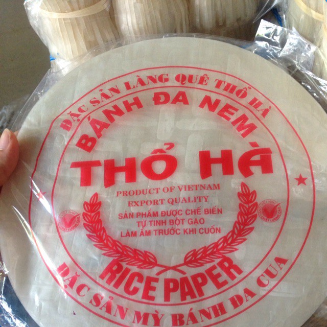 Tho Ha spring roll rice paper, soft and easy to wrap, white and ...