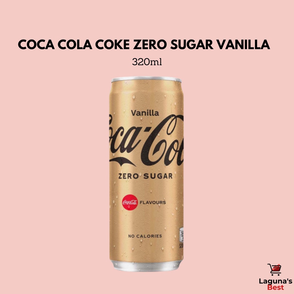 Coca Cola Coke Zero Sugar Vanilla 320ml | Shopee Philippines