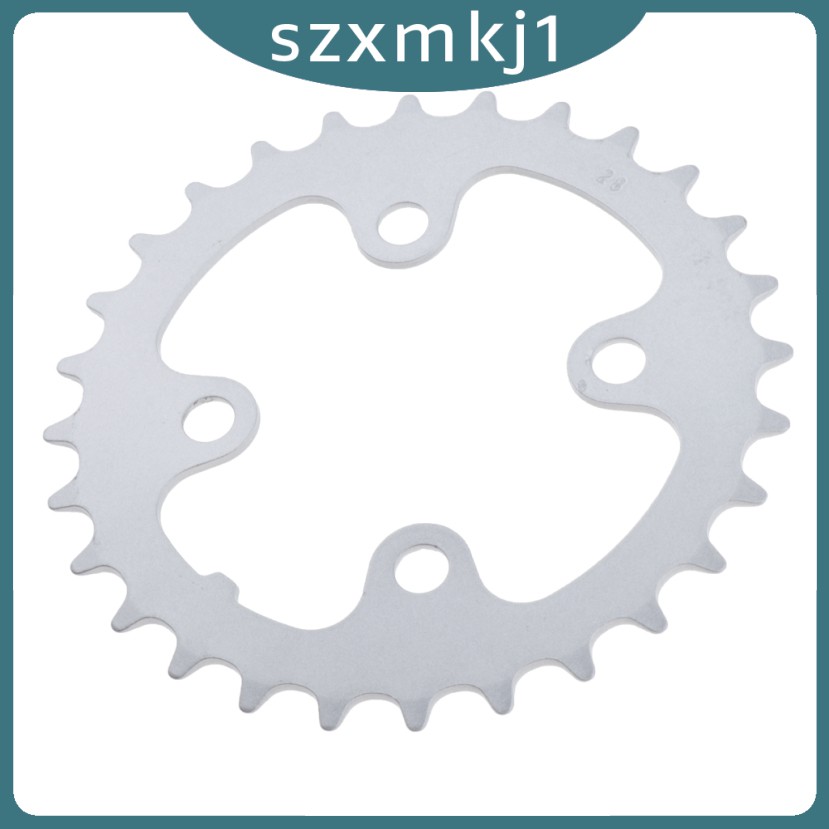 Biking 28T Chainring 64 BCD Narrow Wide Chain with 4 Bolts for BMX Bike ...