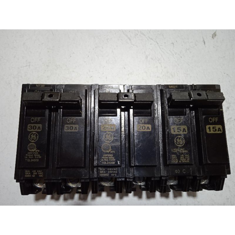 GE TQL Circuit Breaker Plug-In 2pole (original) | Shopee Philippines