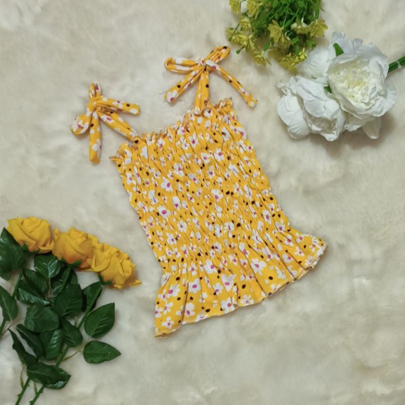 Smucking Croptop (Tinatali ang balikat) | Shopee Philippines