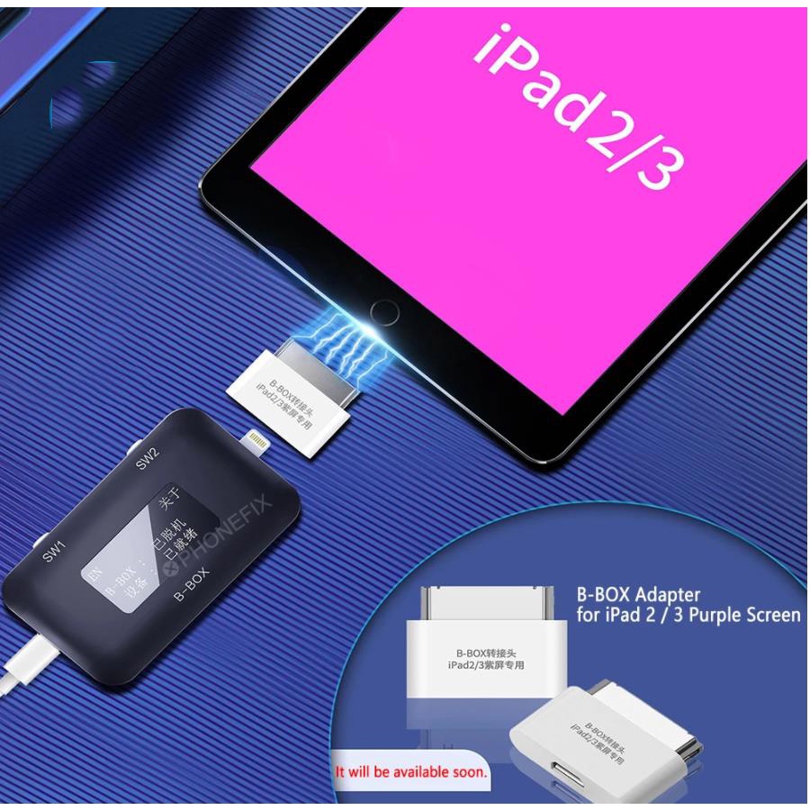 JC B-BOX Pro DFU Box Window DCSD Cable For IOS A7-A11 One Key Purple ...