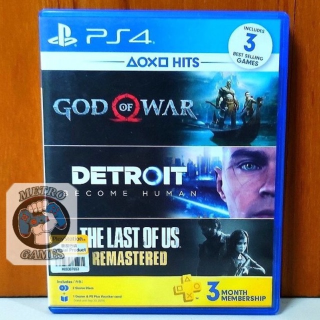 Hits Bundle Cassette God of War + Detroit Become Human Ps4 Megapack ...