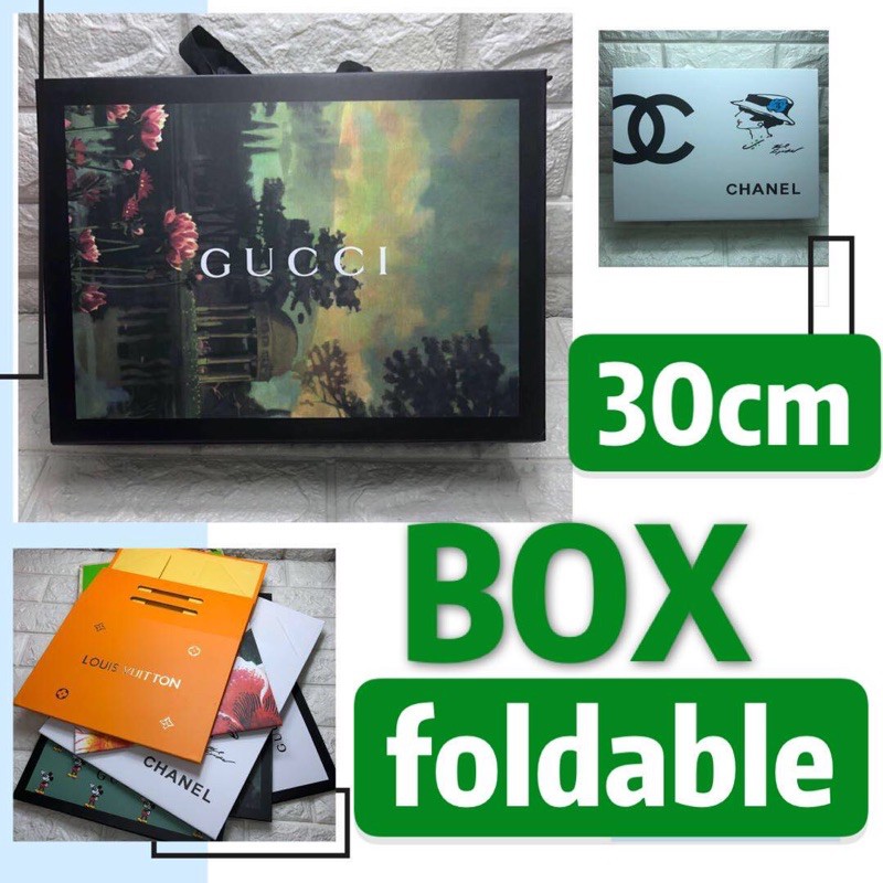 BOX Foldable gift box small 30cm | Shopee Philippines