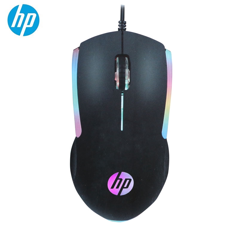 HP M160 RGB Mouse HP USB Wired Gaming MiceOptical DPI 1000 3D Ergonomik Gamer Mouse for Computer ...