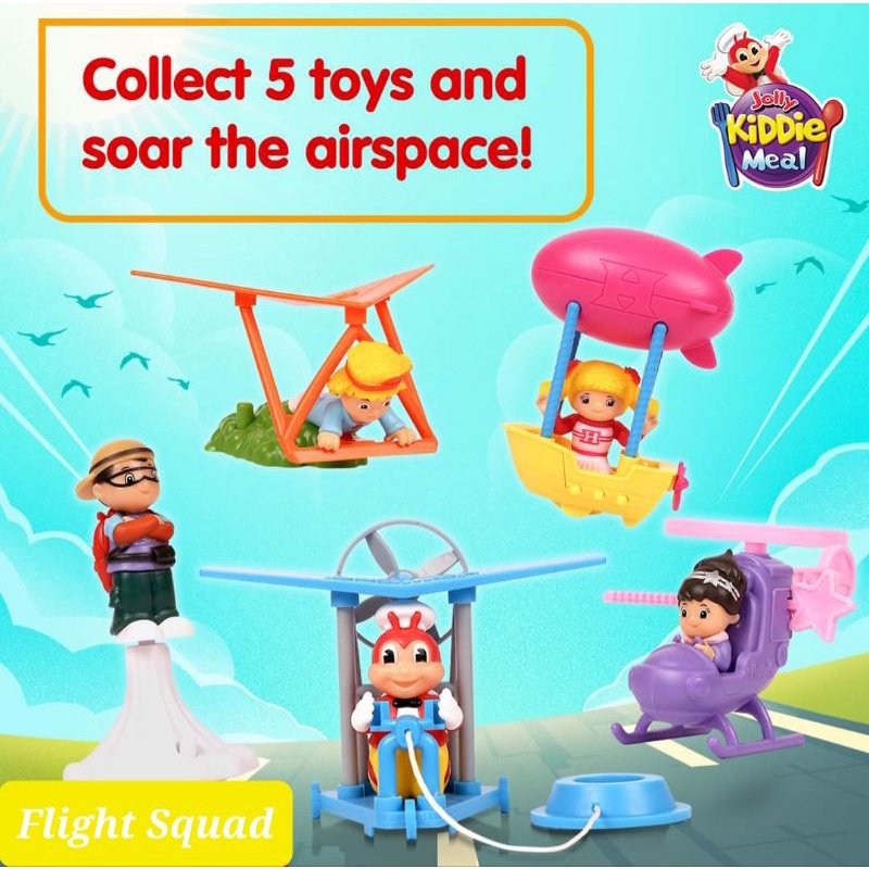 Jollibee Kiddie Meal Toy - Flight Squad Toys | Shopee Philippines