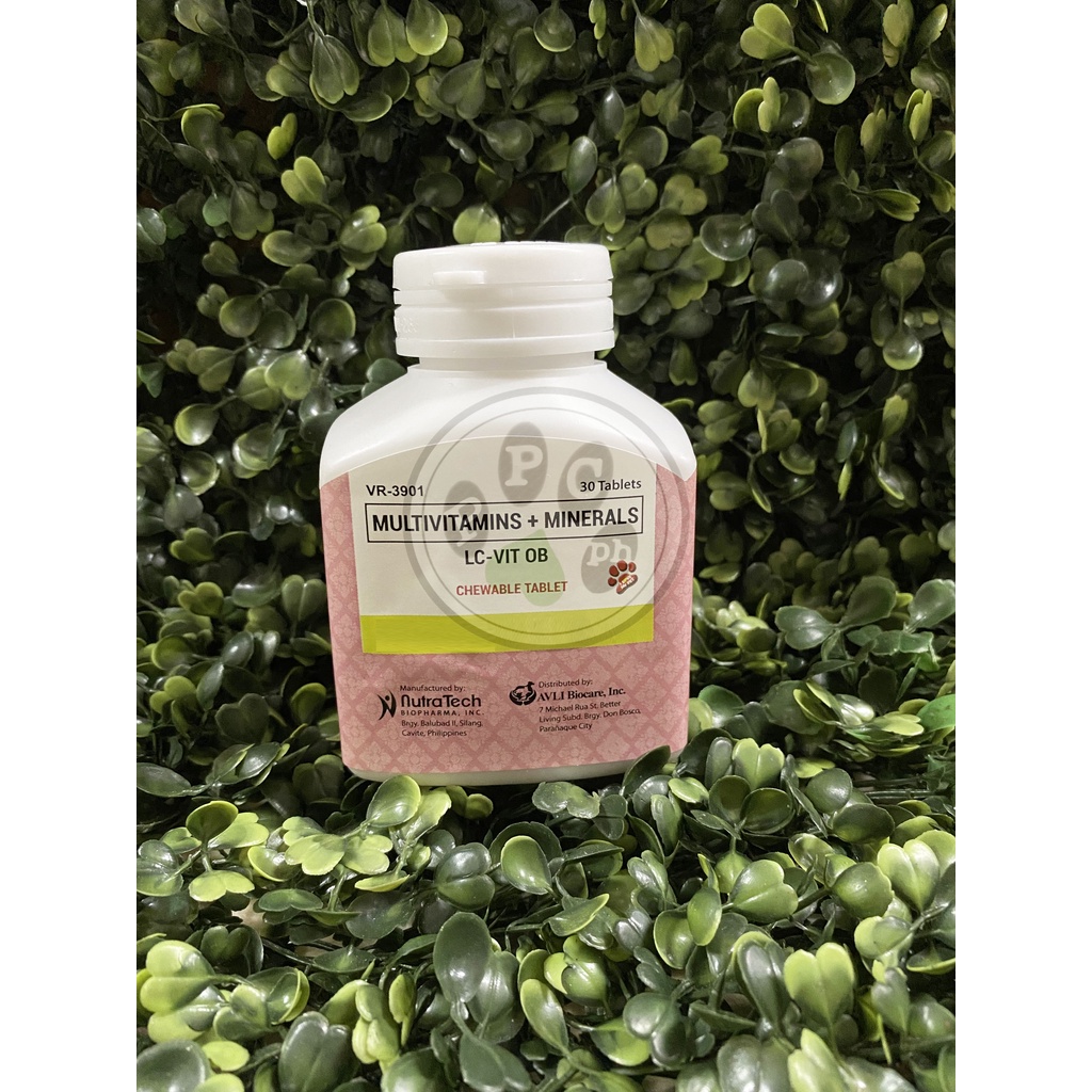 Lc Vit Ob Chewable Tablets 30tabs | Shopee Philippines