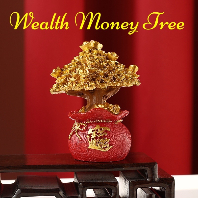 Money Tree Wealth and Good Luck Feng Shui Money Tree for Bedroom Living ...