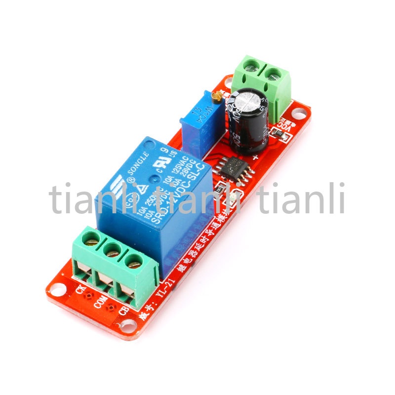 NE555 0~10S DC 12V Time Delay Adjustable Relay Module Shield Timer ...