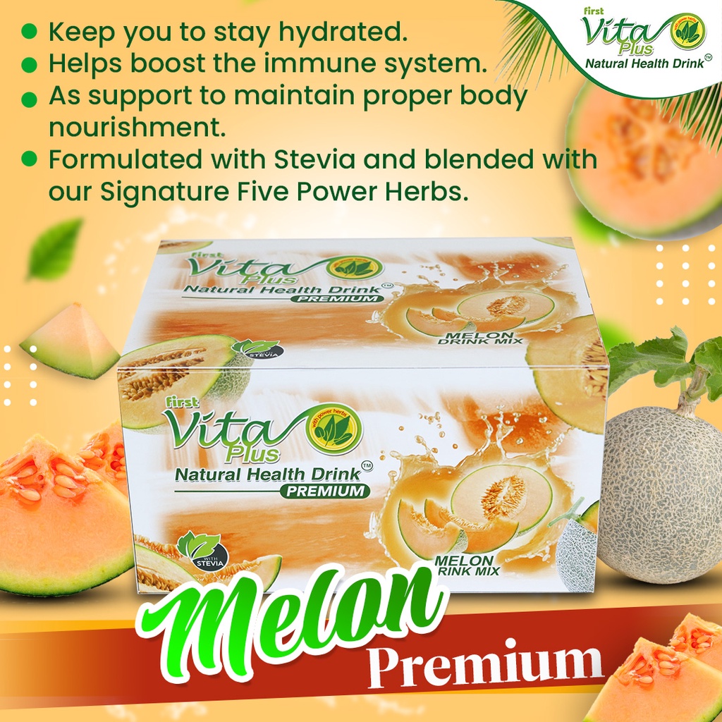 First Vita Plus melon premium drink mix | Shopee Philippines