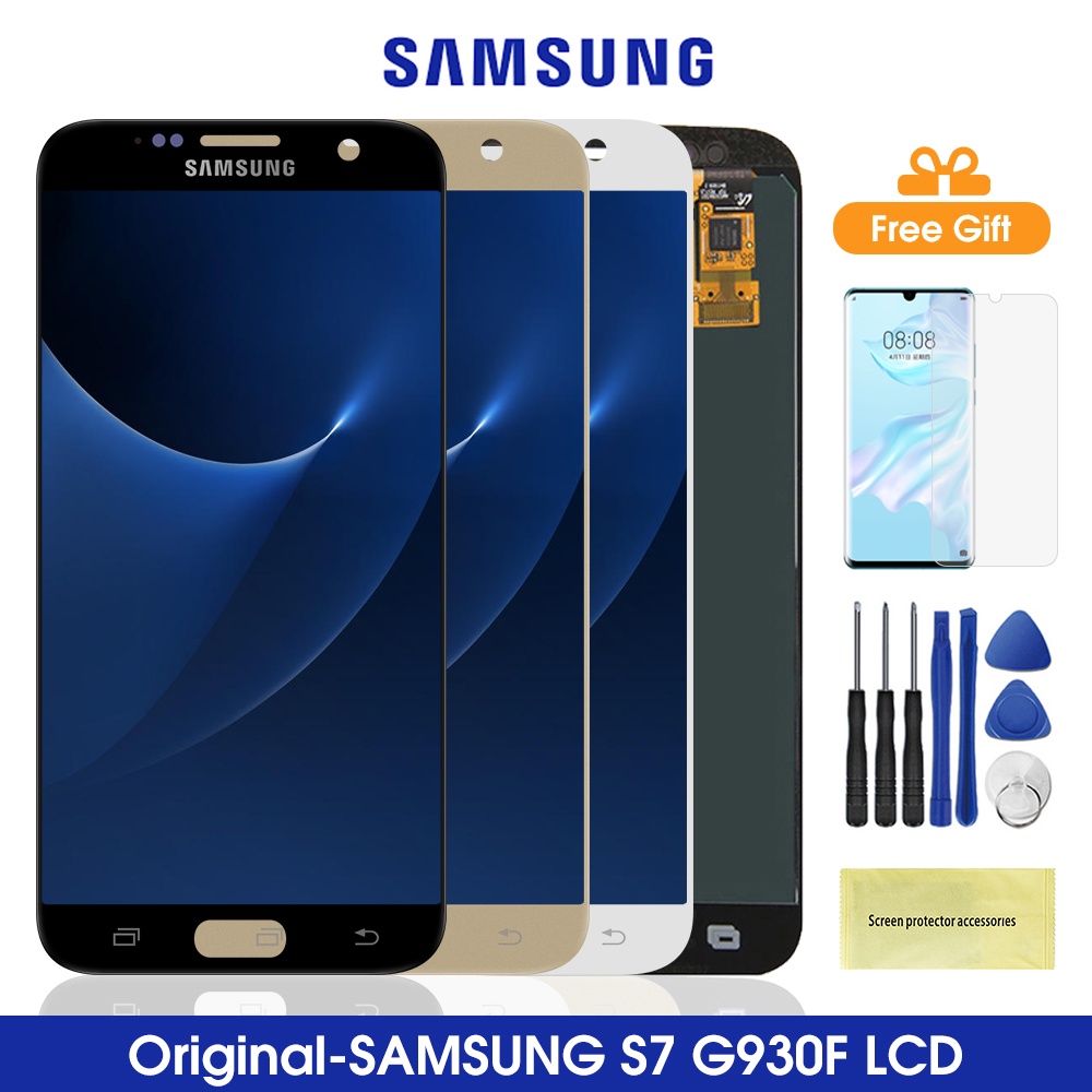 AMOLED 120HZ Samsung Galaxy S7 G930 LCD Screen Assembly G930FD G930W8 Display LCD Touch Screen ...