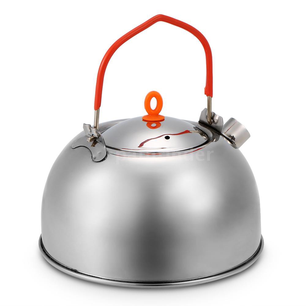 Pathfinder 0.6L Stainless Steel Tea Kettle Portable Outdoor Camping ...