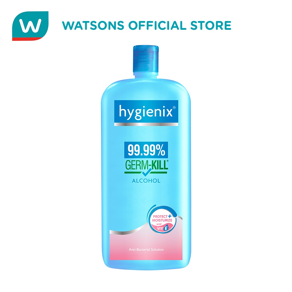 HYGIENIX Germ Kill 99.99% AntiBacterial Solution Alcohol 500ml | Shopee ...