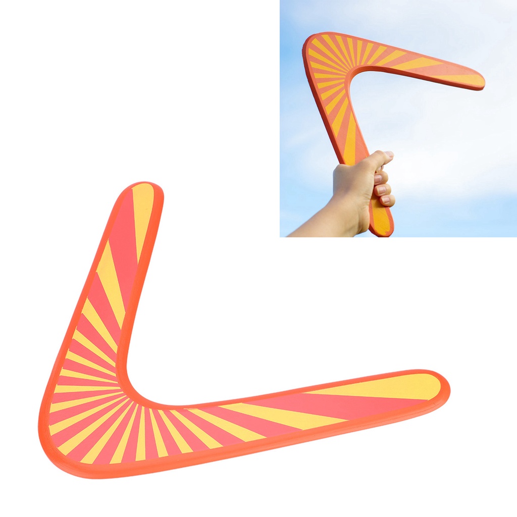 [READY STOCK] Wooden Returning Boomerang Classic V-Shaped Outdoor Games ...