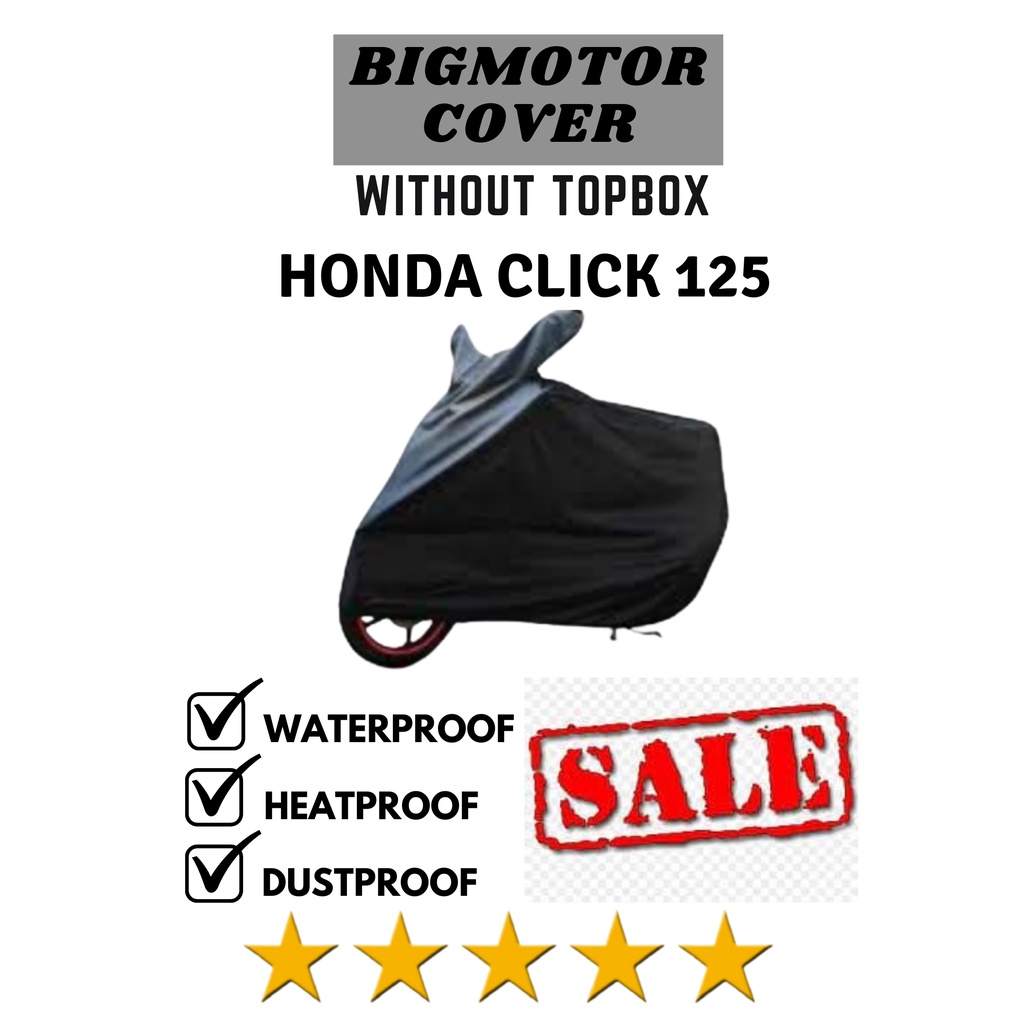 HONDA CLICK 125 BIG MOTORCYCLE COVER ORIGINAL WATERPROOF, HEATPROOF ...