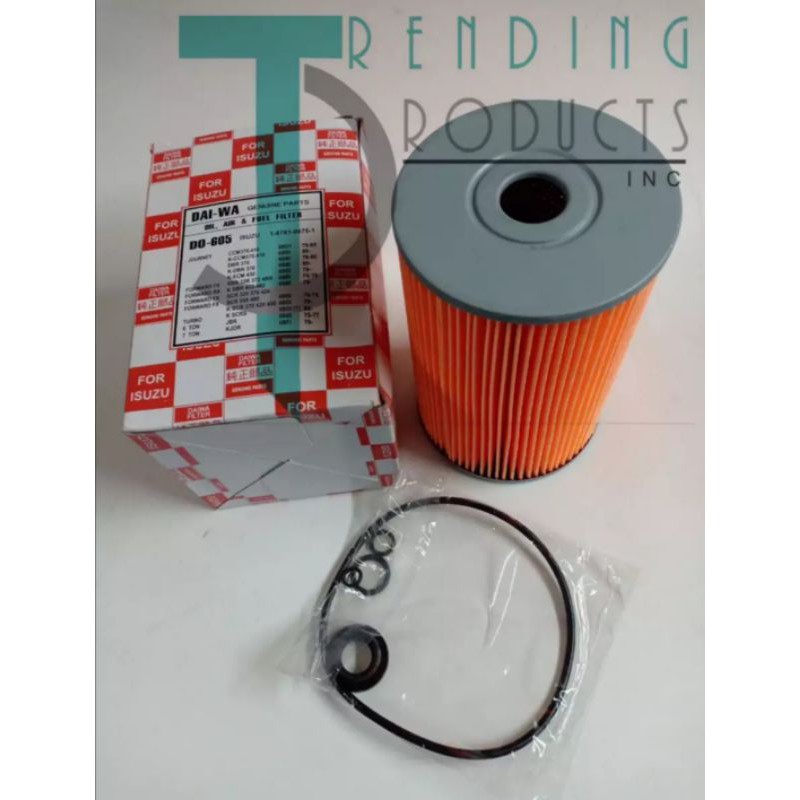 DAIWA Oil Filter DO-605 for Isuzu Forward 6BB1, Hino Truck EH100, EK100 ...