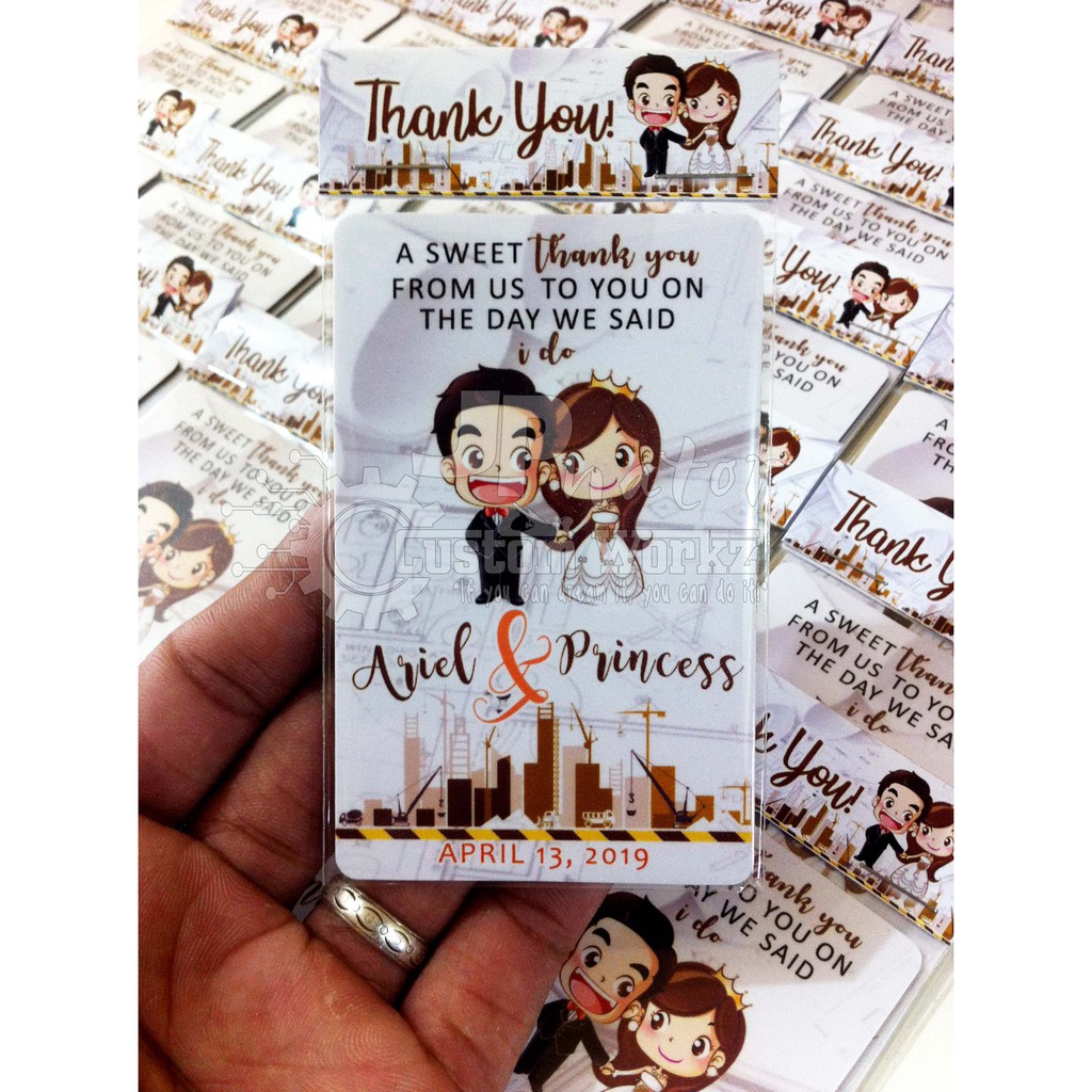 Engr&Arch Themed Wedding Ref Magnets (ATM Size) | Shopee Philippines