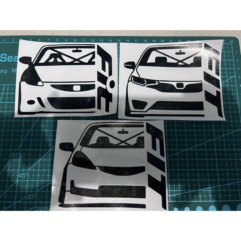 honda jazz fit sticker decal gd ge gk vinyl car jdm | Shopee Philippines