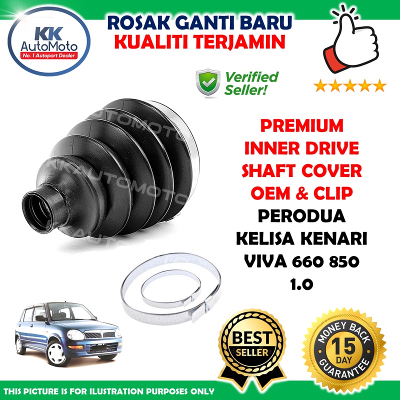 1 Biji - Perodua Kelisa Kenari Viva 660 850 1.0 Premium Inner Drive ...