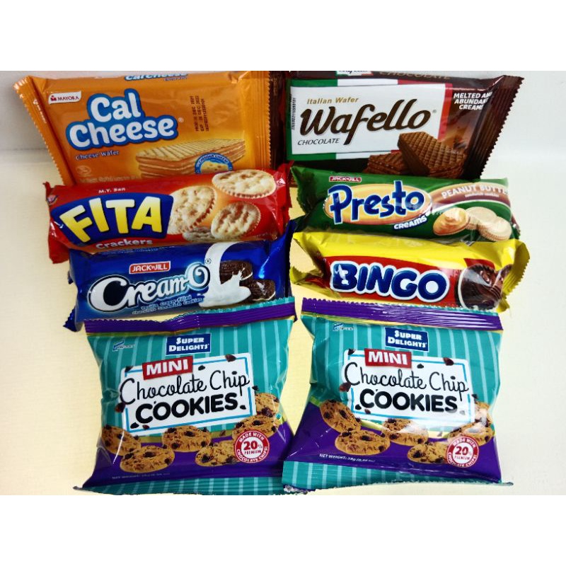 Grocery Package ( Assorted Cookies/Crackers/Wafer Set ) | Shopee Philippines