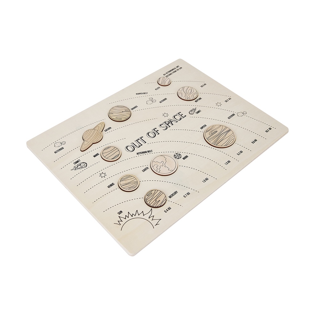 Anko Solar System Wooden Puzzle Set | Shopee Philippines