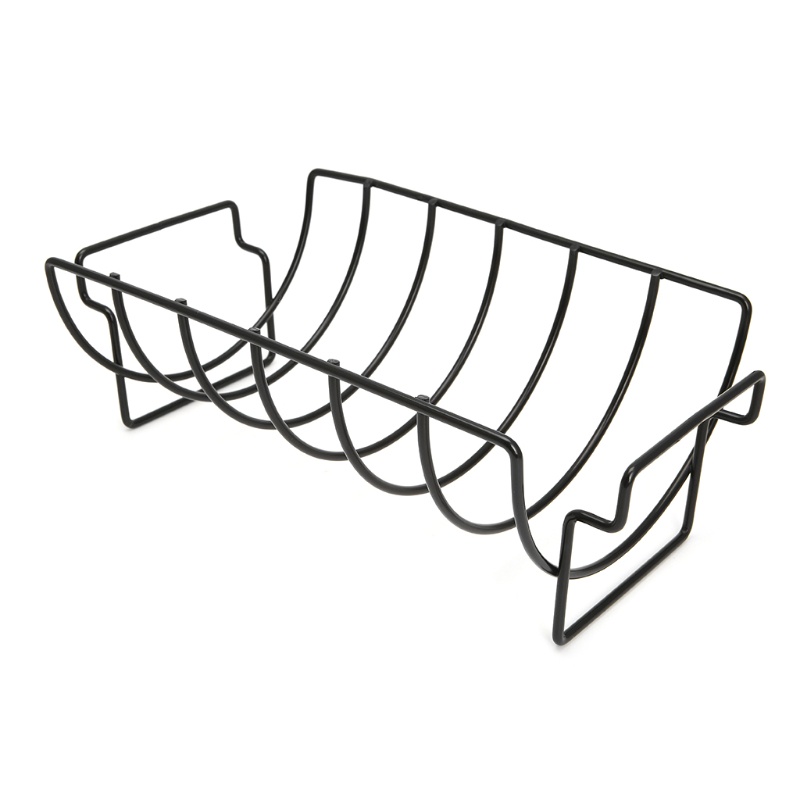 Zein Non-Stick Metal Wire Stand BBQ Grill Steak Holder Roasting Rib ...